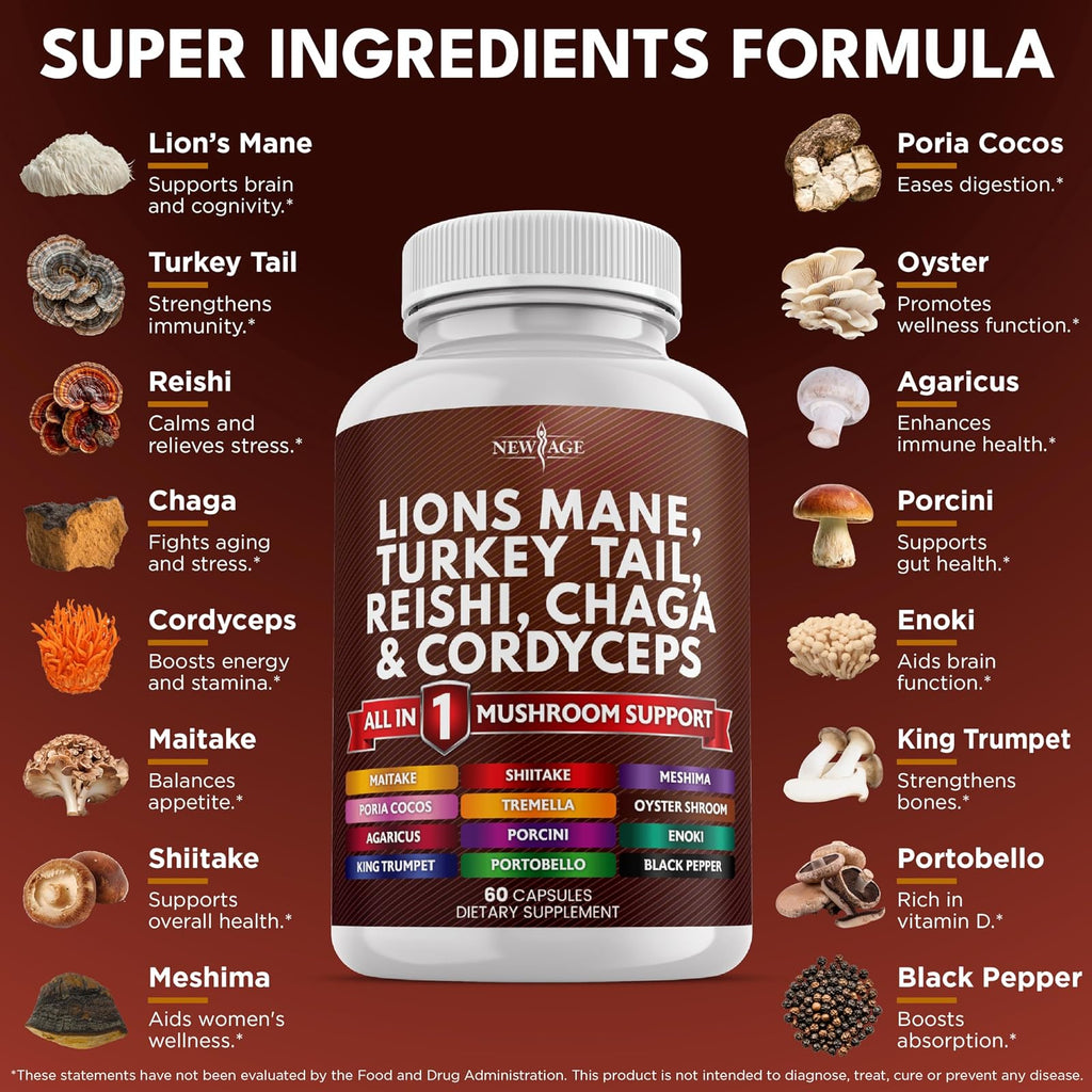 3000 mg lion's mane capsules