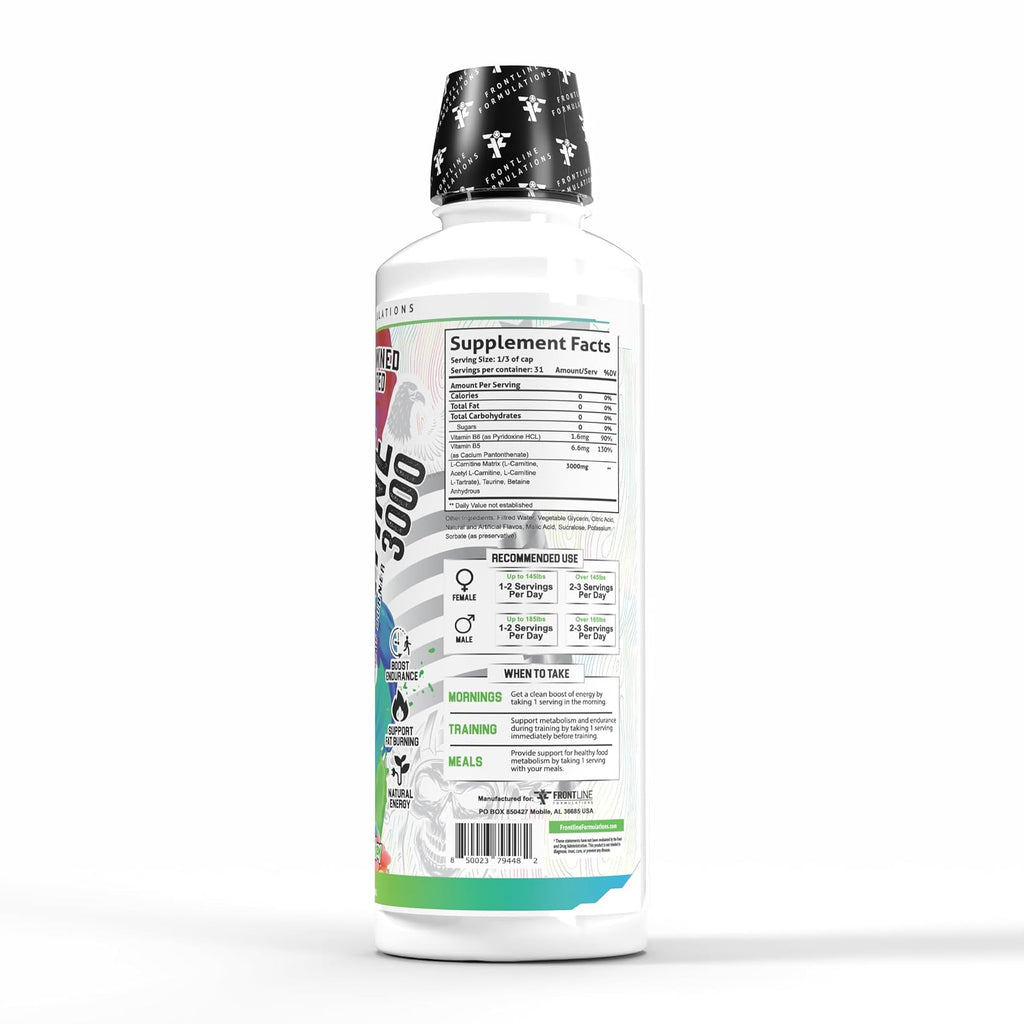 3000 mg liquid L-Carnitine supplement