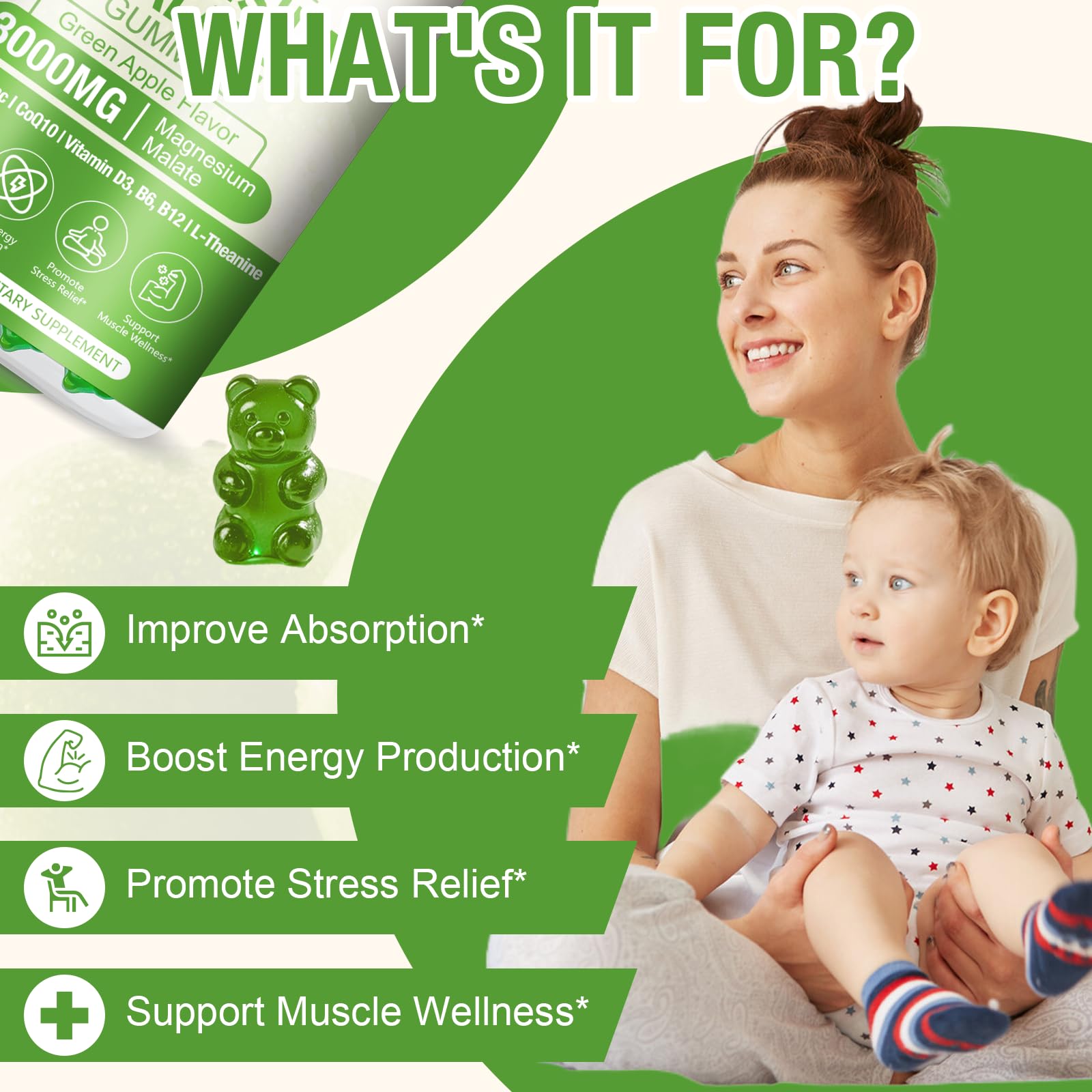 3000 mg magnesium malate daily supplement