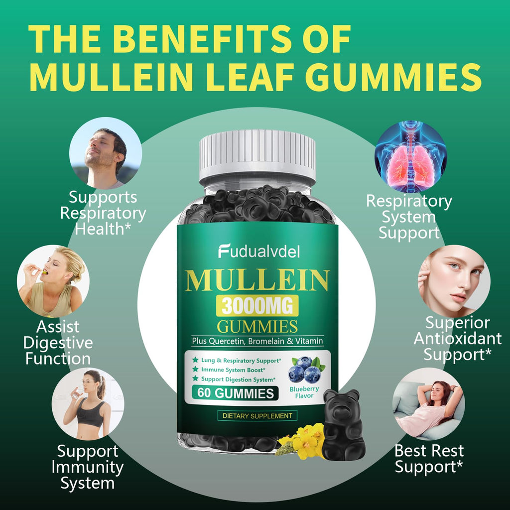 3000 mg Mullein Gummies for immune support