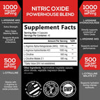 3000 mg Nitric Oxide blend capsules