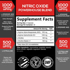 3000 mg Nitric Oxide capsules