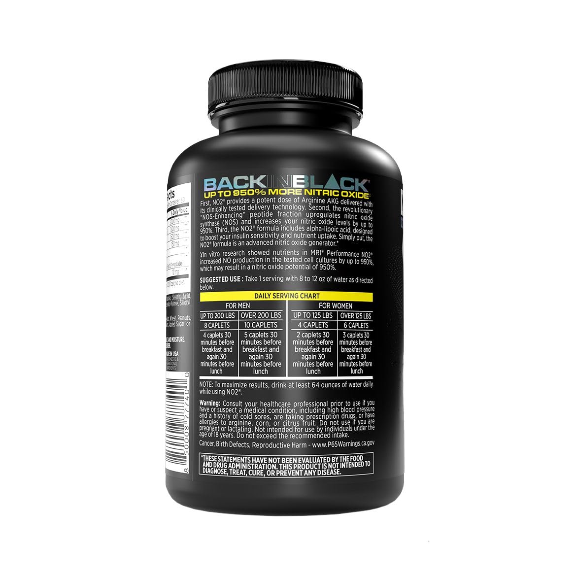 3000 mg nitric oxide formula