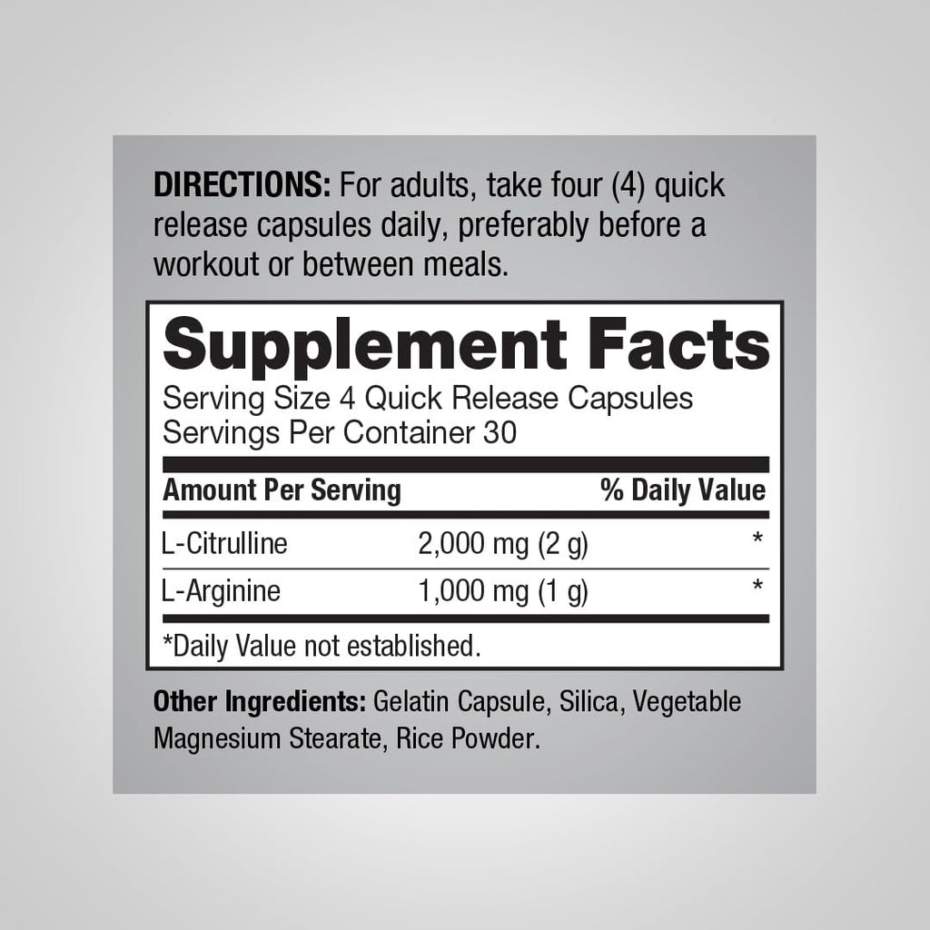 3000 mg pre-workout supplement