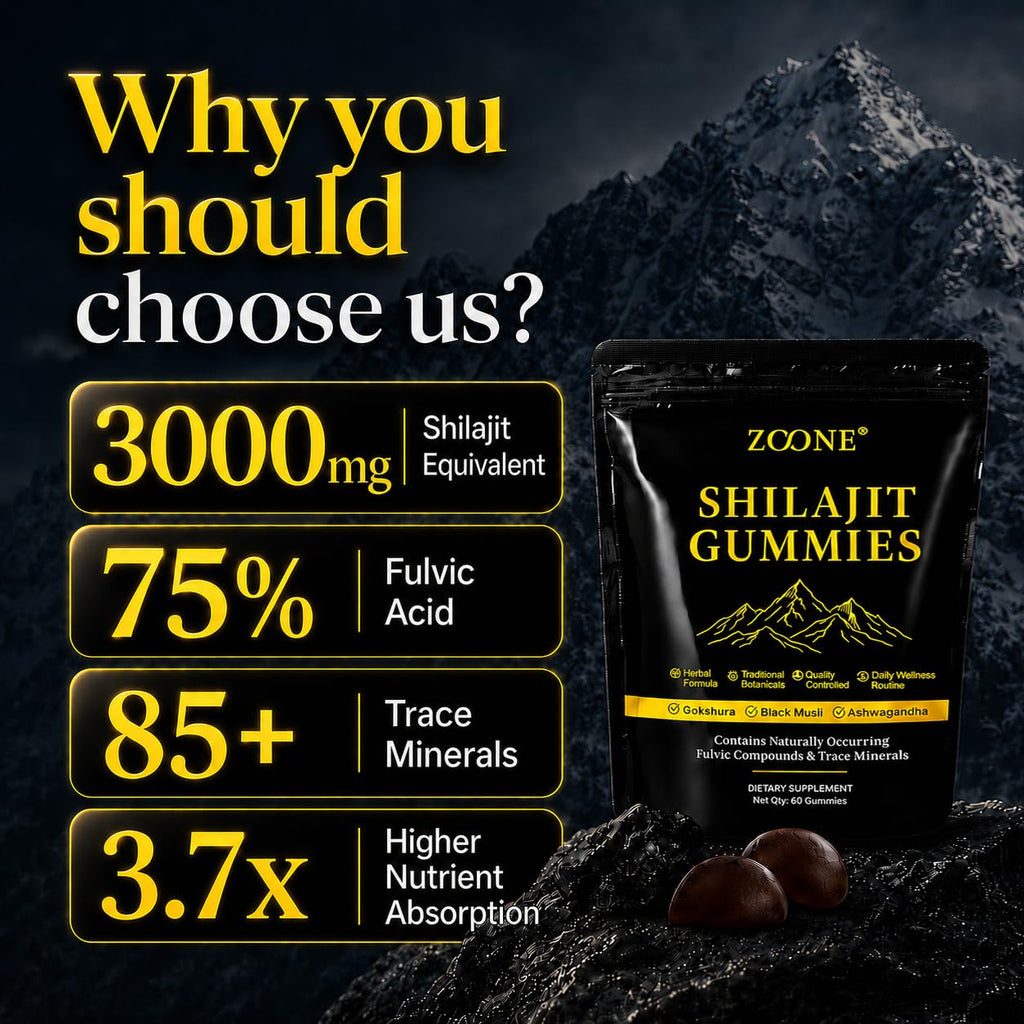 3000 mg Shilajit energy boost