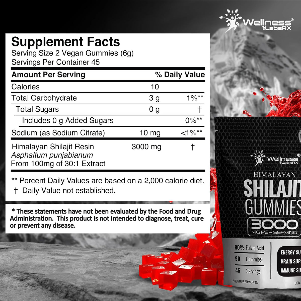 3000 mg trace minerals supplement