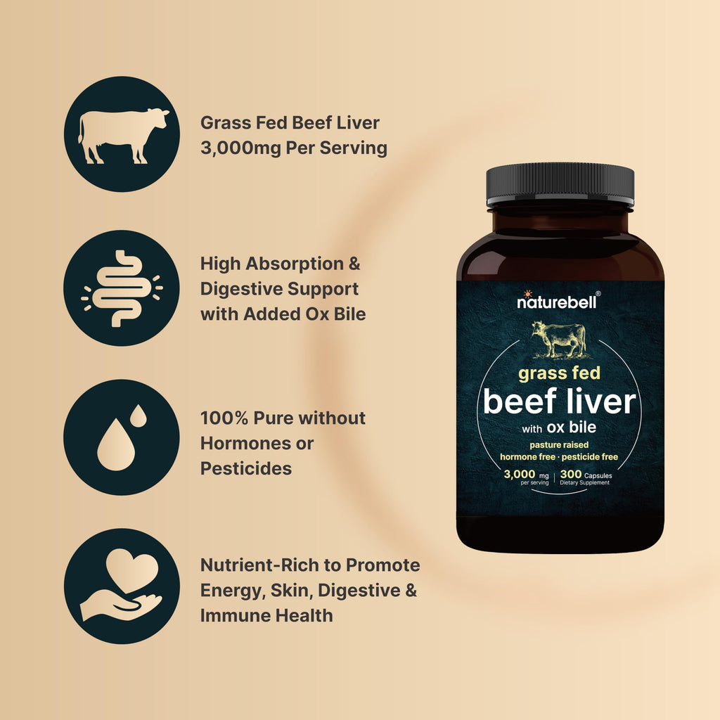3000mg beef liver capsules