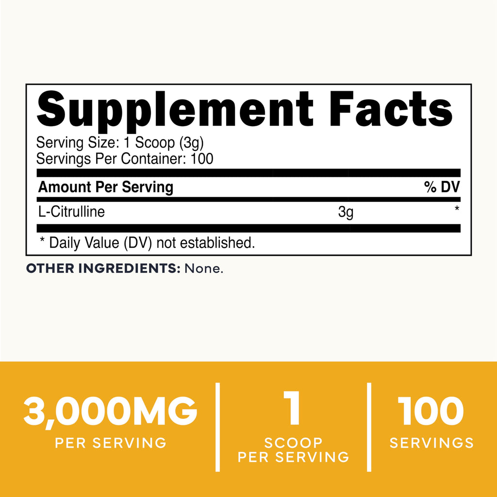 3000mg L-Citrulline powder for performance