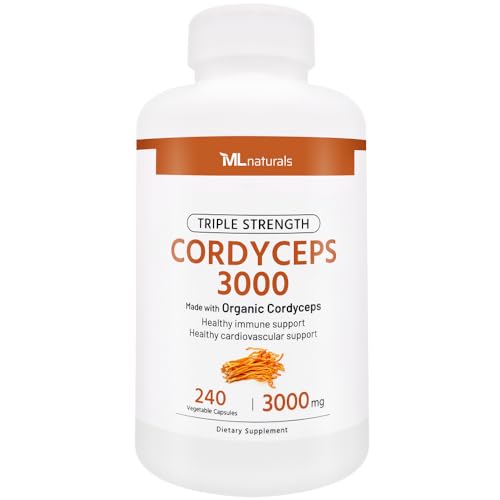 3000mg mushroom supplement capsules