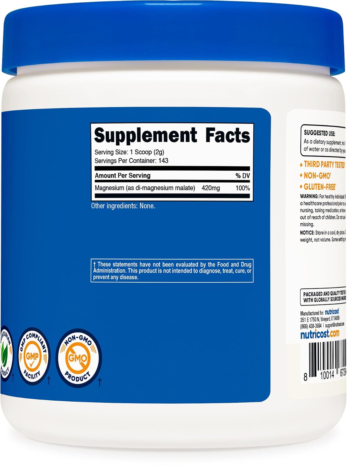 300g magnesium malate for daily use