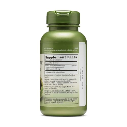 300mg horse chestnut extract capsules