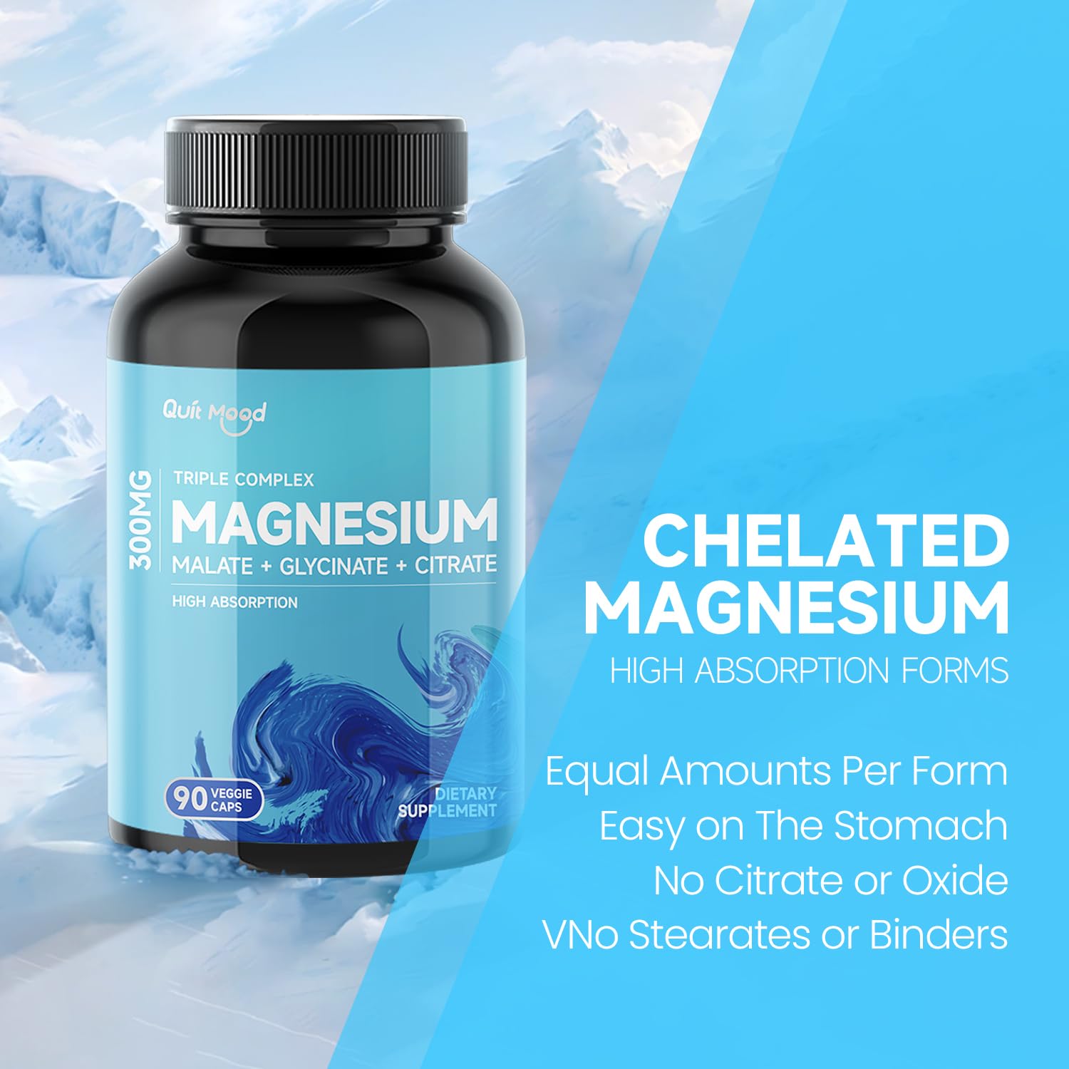 300mg magnesium glycinate capsules