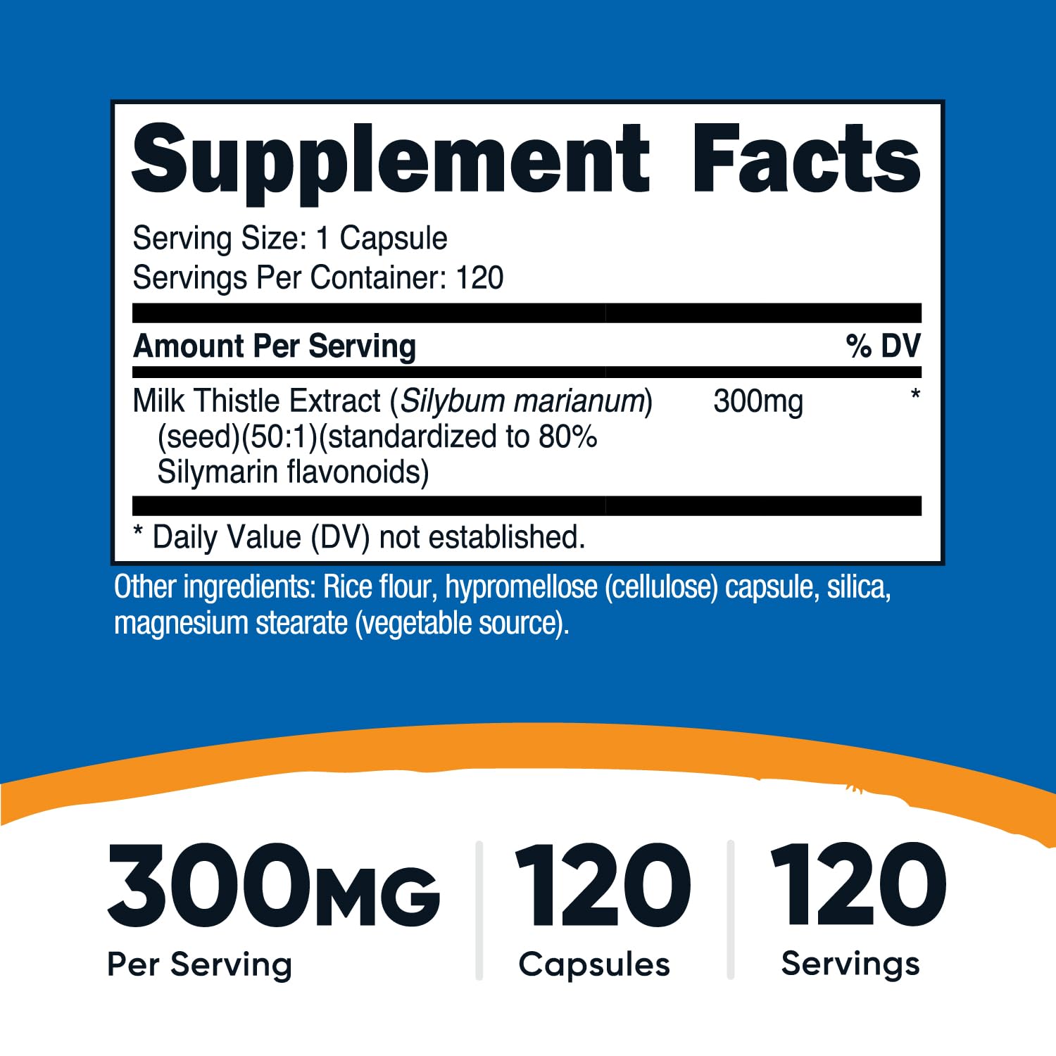 300mg milk thistle for detox support