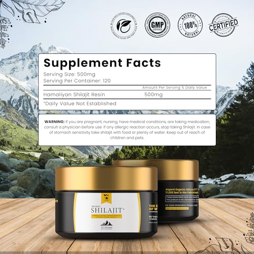 30g black Shilajit for vitality