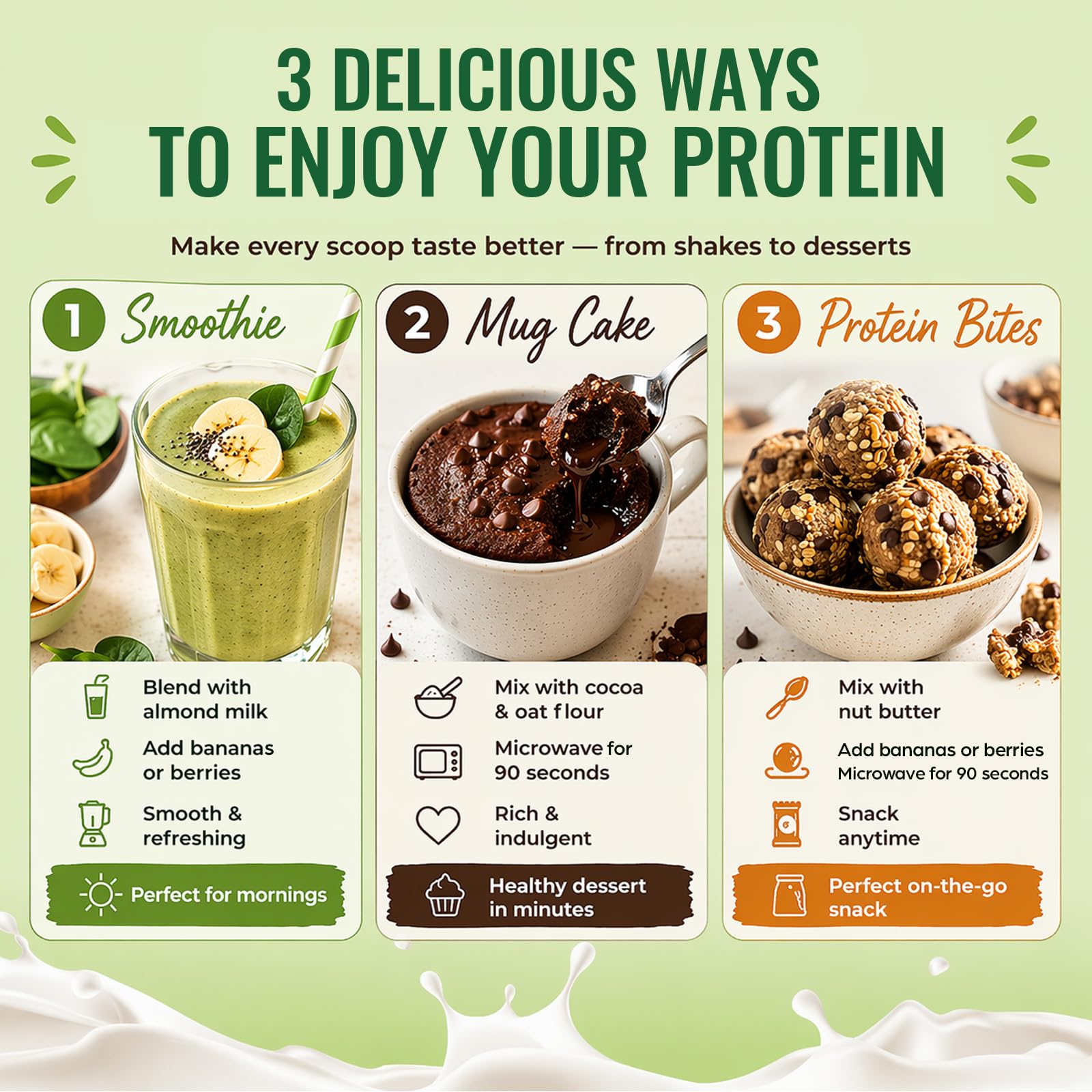 30g protein per serving for energy