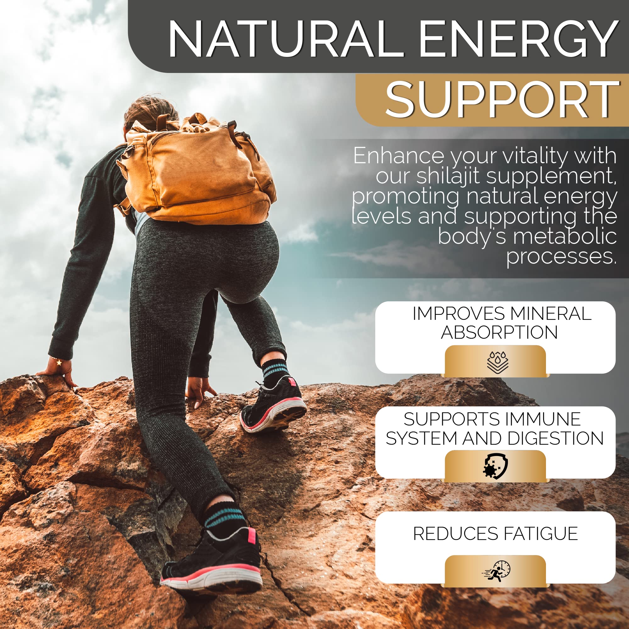30g Shilajit for energy boost