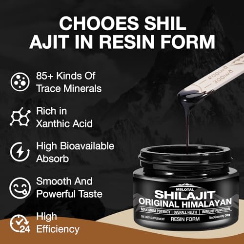30G shilajit resin for longevity