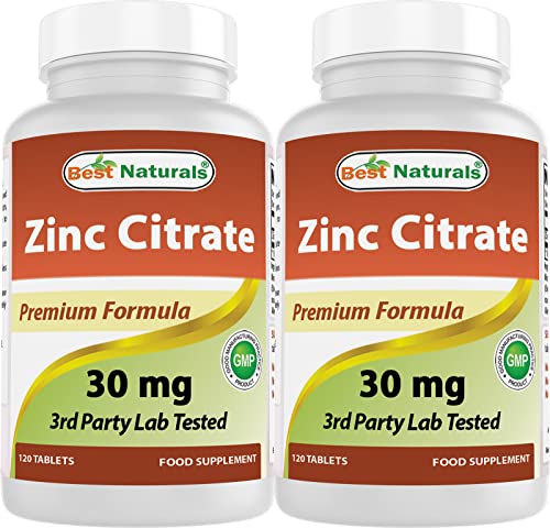 30mg zinc citrate tablets for adults