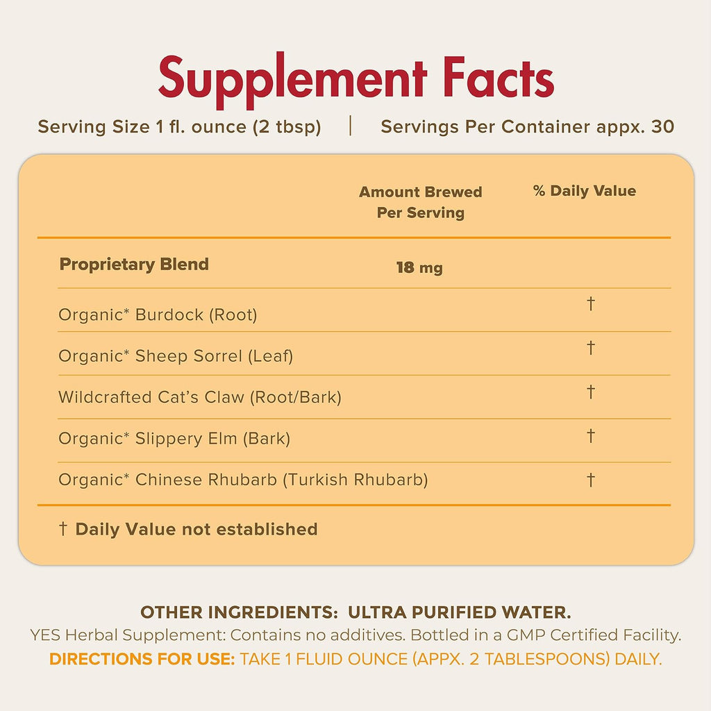 31 oz Essiac formula for immunity