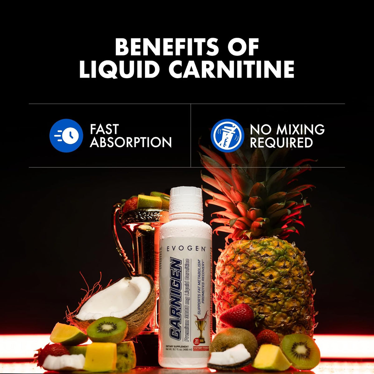 31 servings of Evogen Carnigen