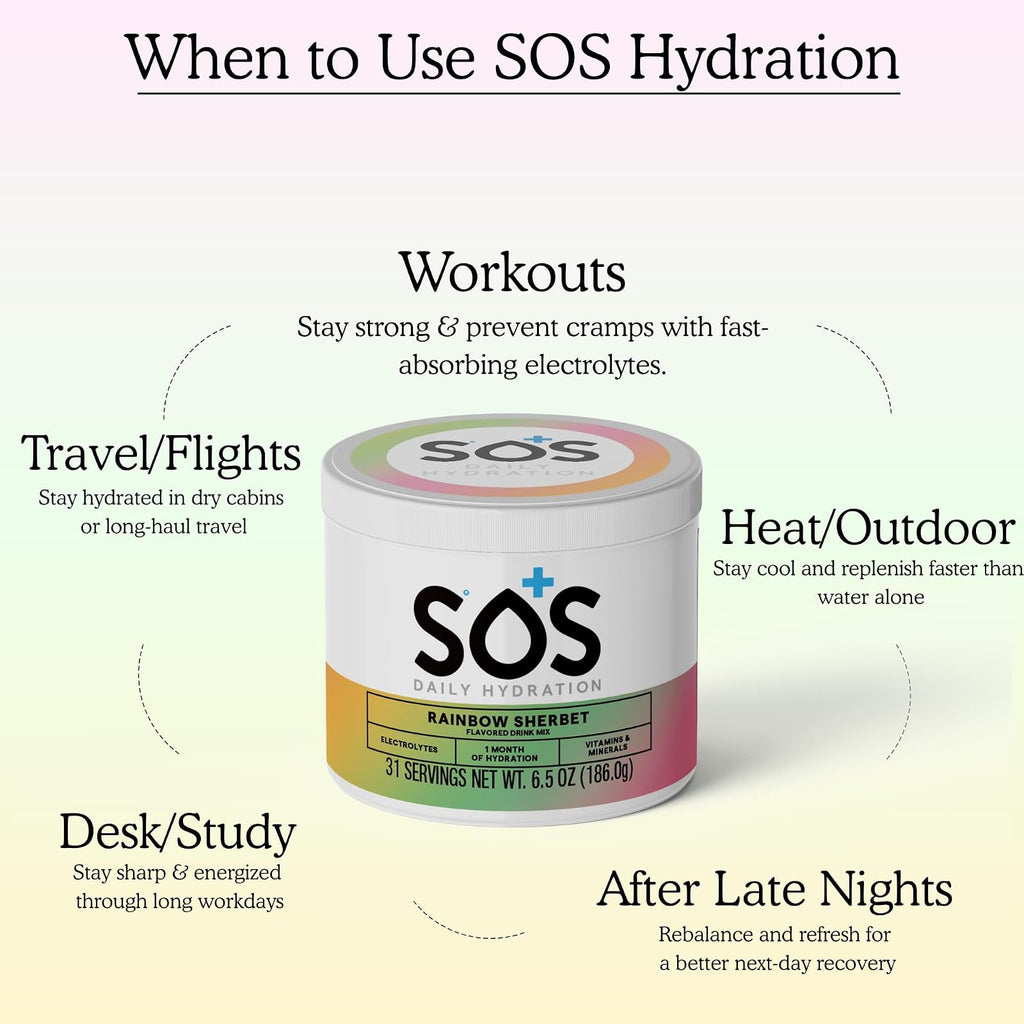 31 servings of hydration mix