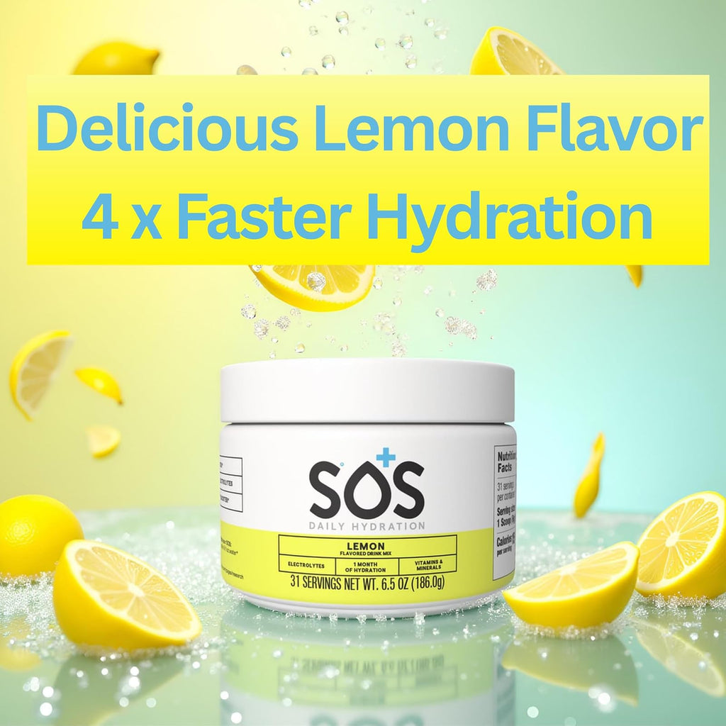 31 servings of lemon electrolyte boost