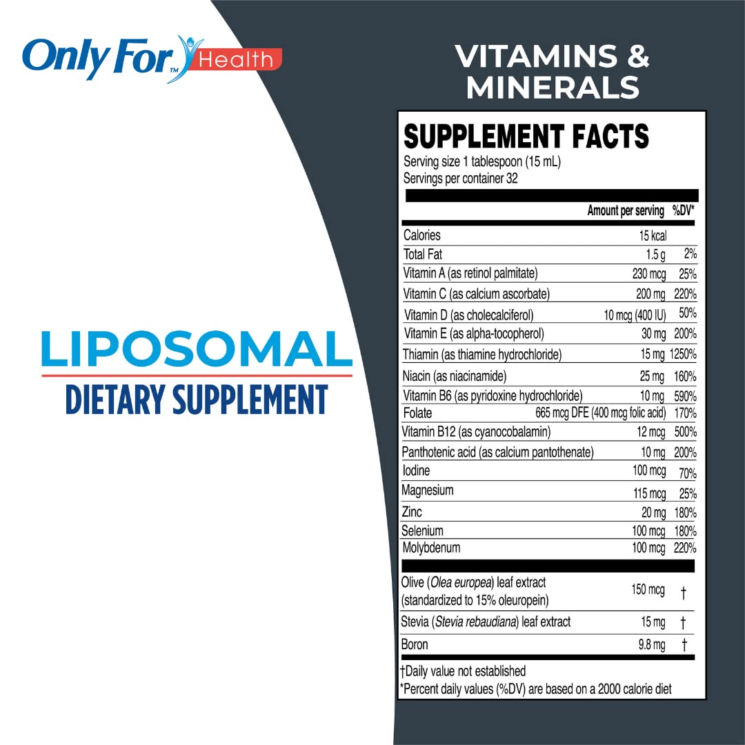 32 doses blended vitamin & mineral supplements