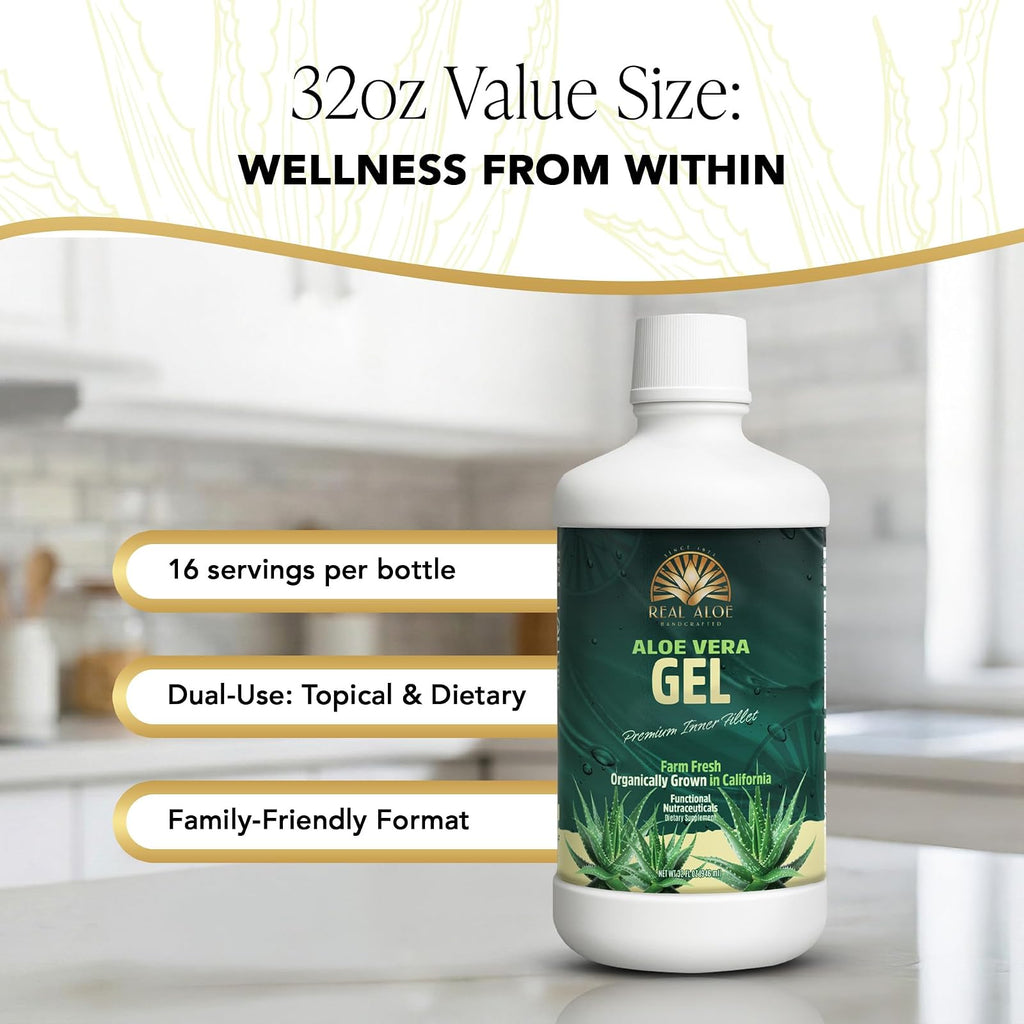 32 fl oz aloe vera gel for daily use