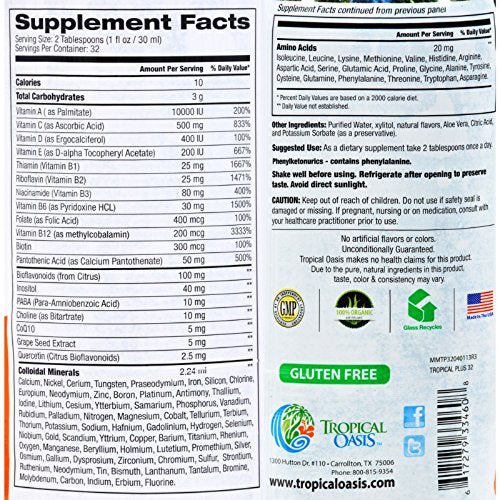 32 fl oz bottle of essential vitamins