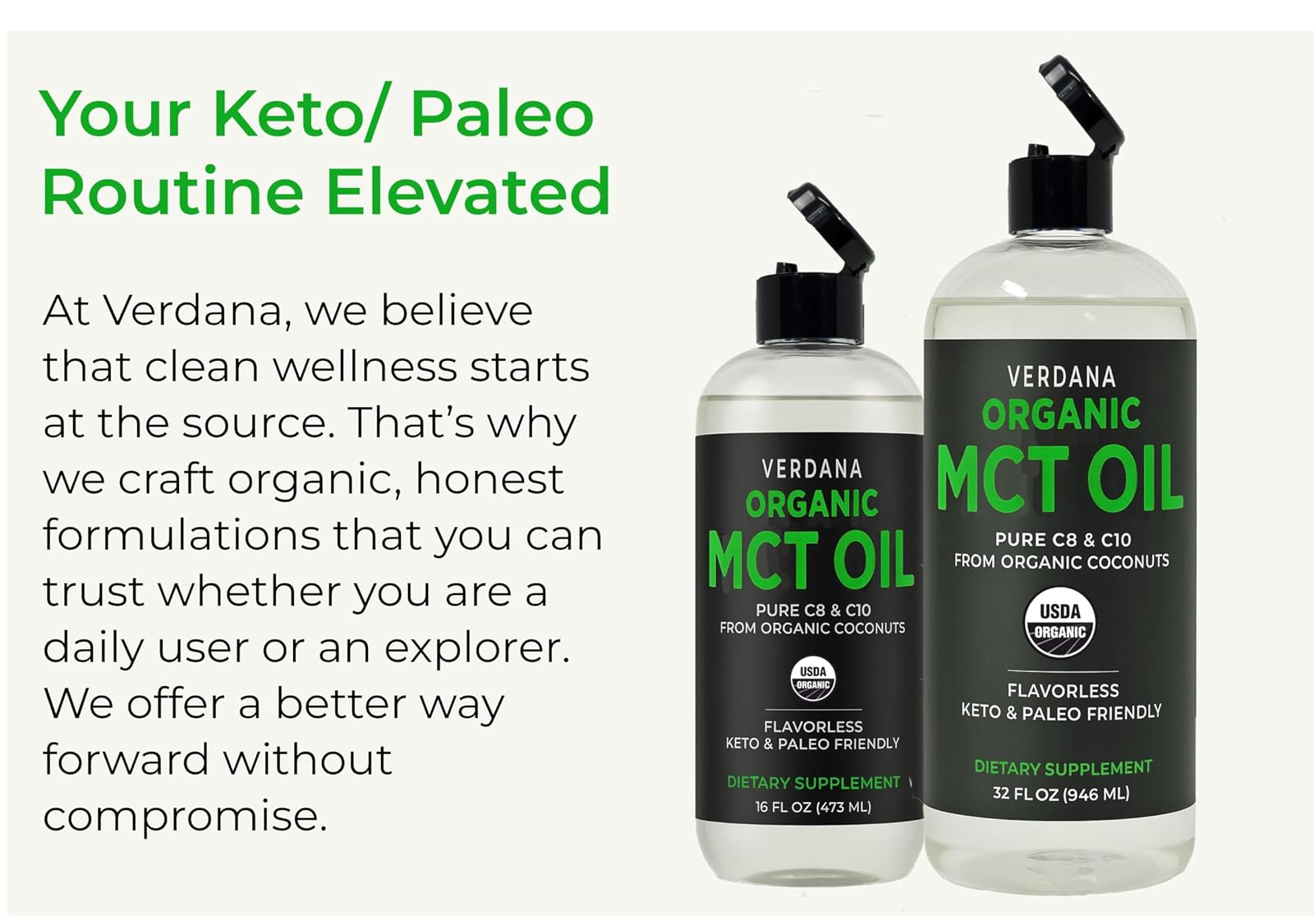 32 fl oz MCT oil bottle