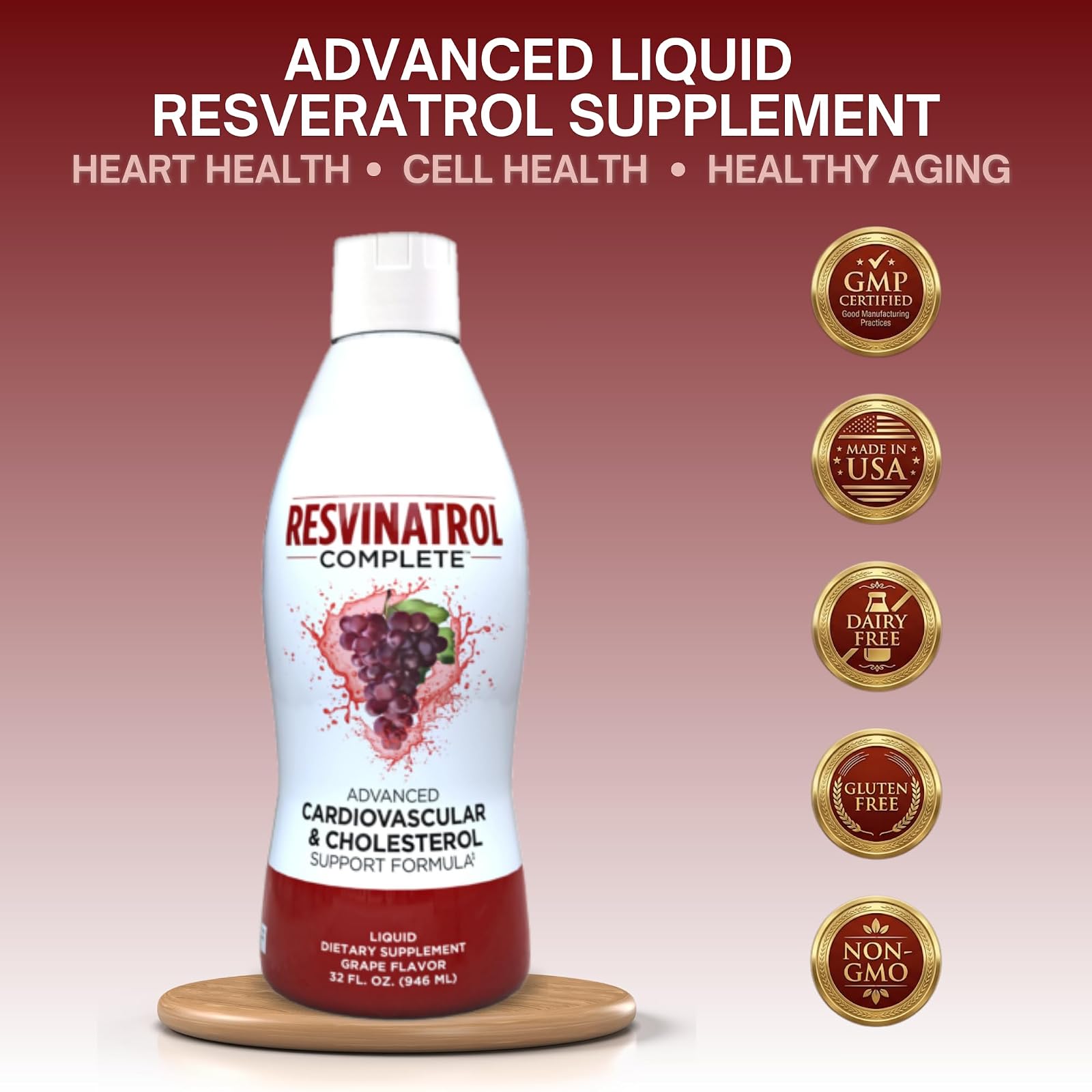 32 fl oz resveratrol antioxidant boost