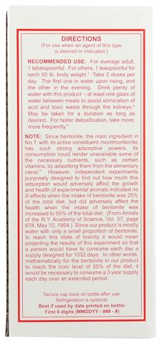 32 ounce Sonnes Bentonite Liquid for cleansing