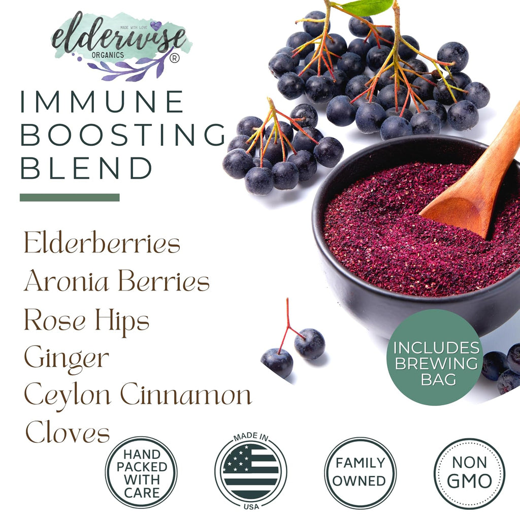 32 oz elderberry aronia syrup