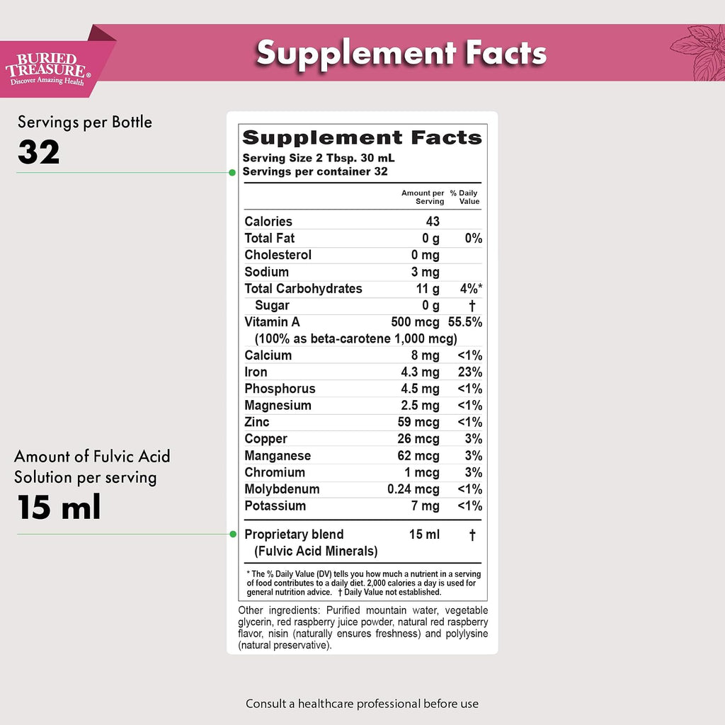 32 oz Fulvic Mineral Complex