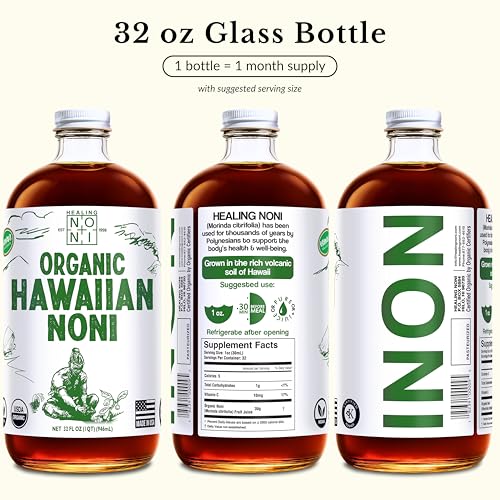 32 oz Hawaiian noni juice bottle