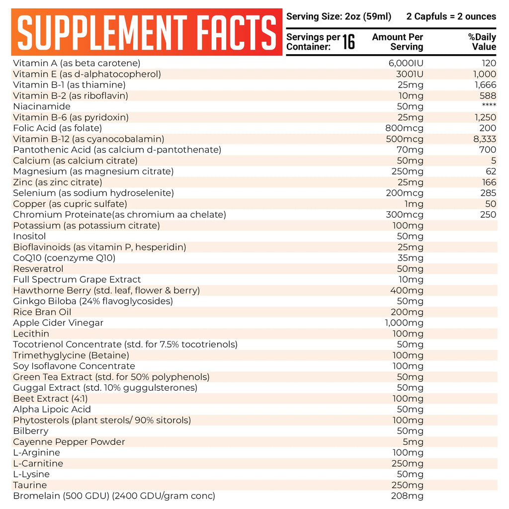 32 oz heart health supplement