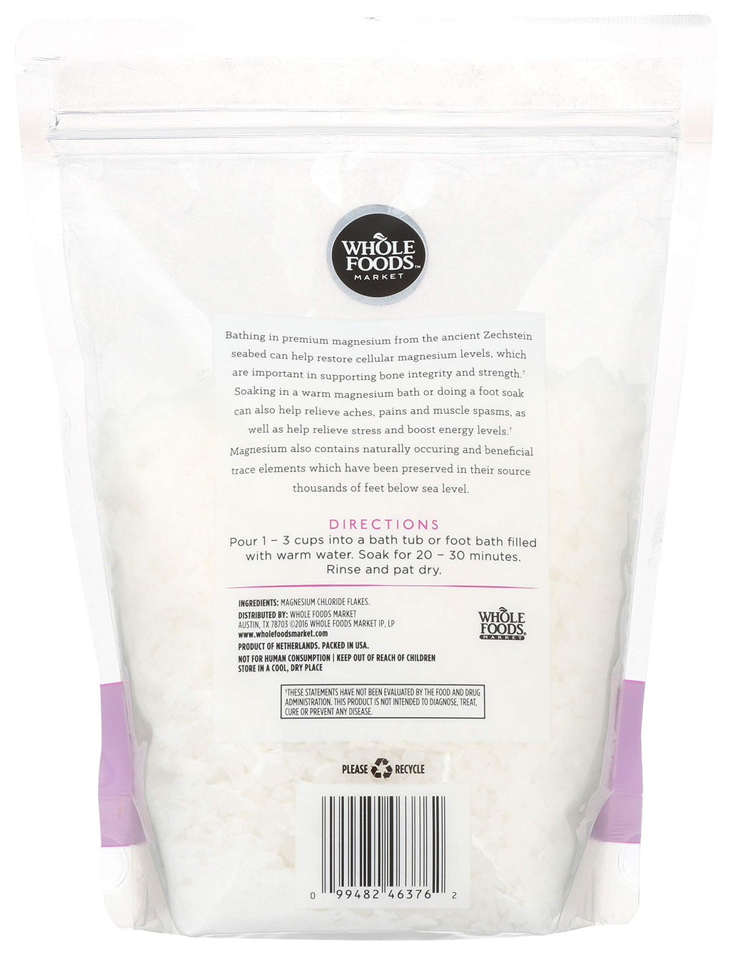 32 oz magnesium flakes for stress relief