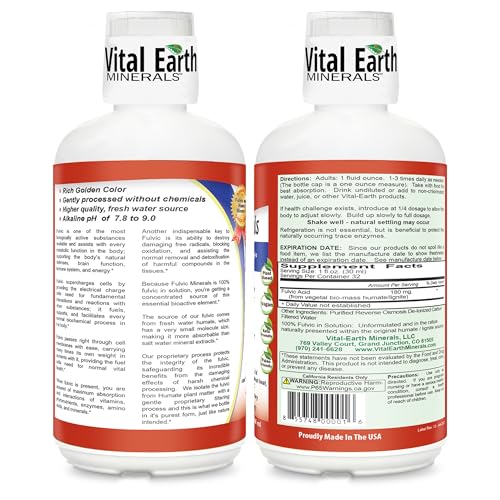 32 Oz Vital Earth fulvic minerals