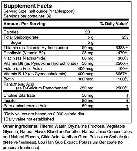 32 oz Vitamin B for energy support