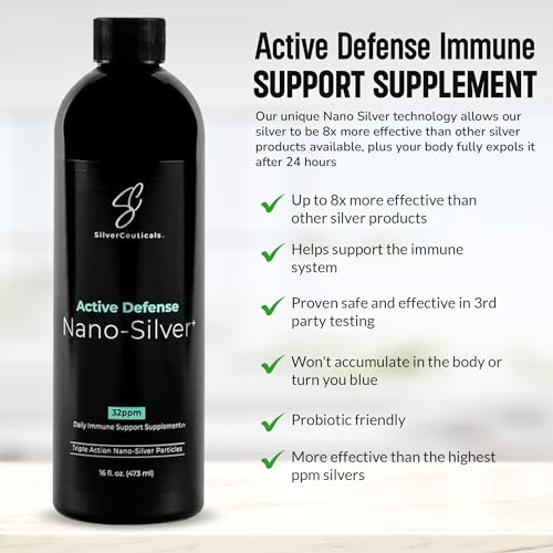 32 ppm colloidal silver health support