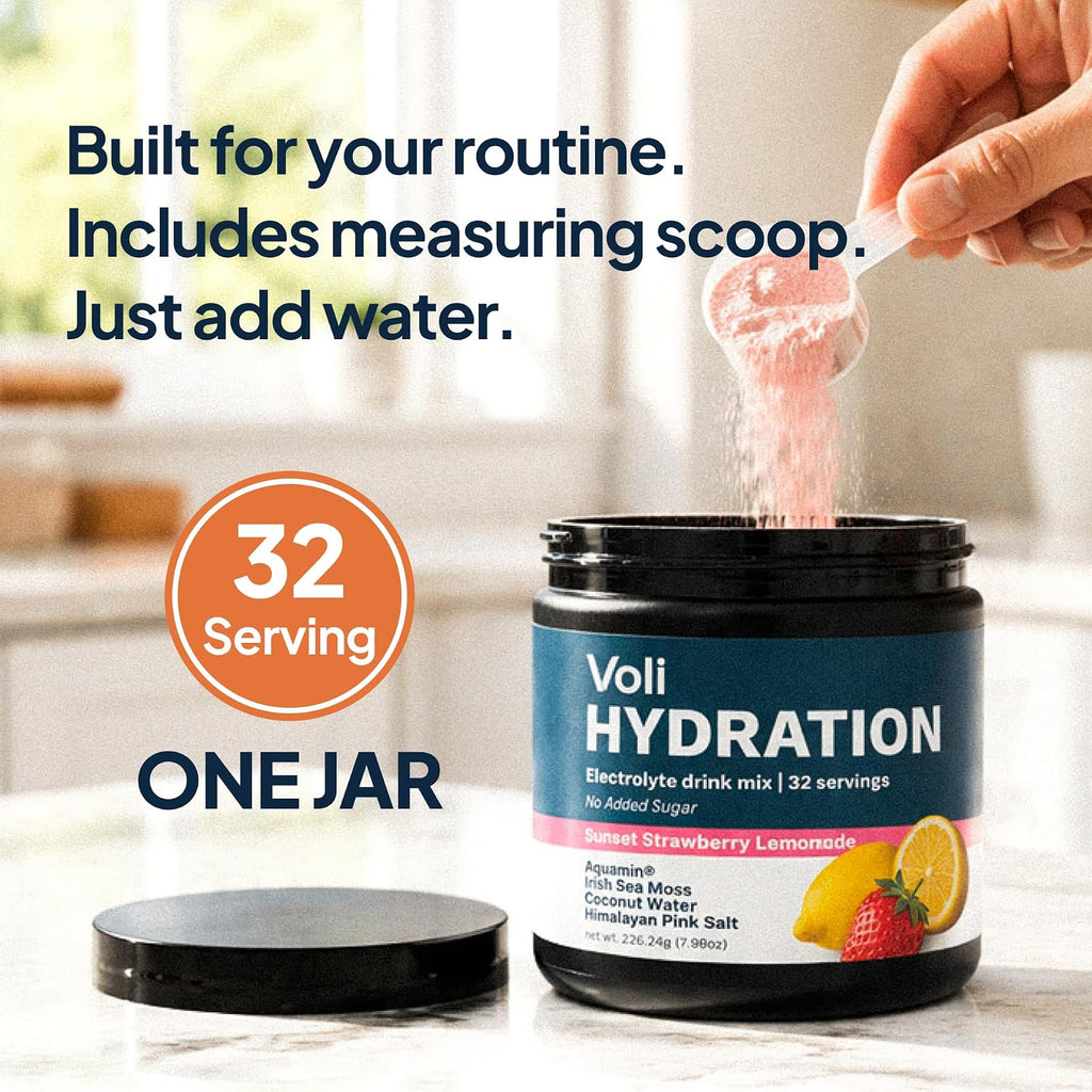 32 servings of electrolyte powder