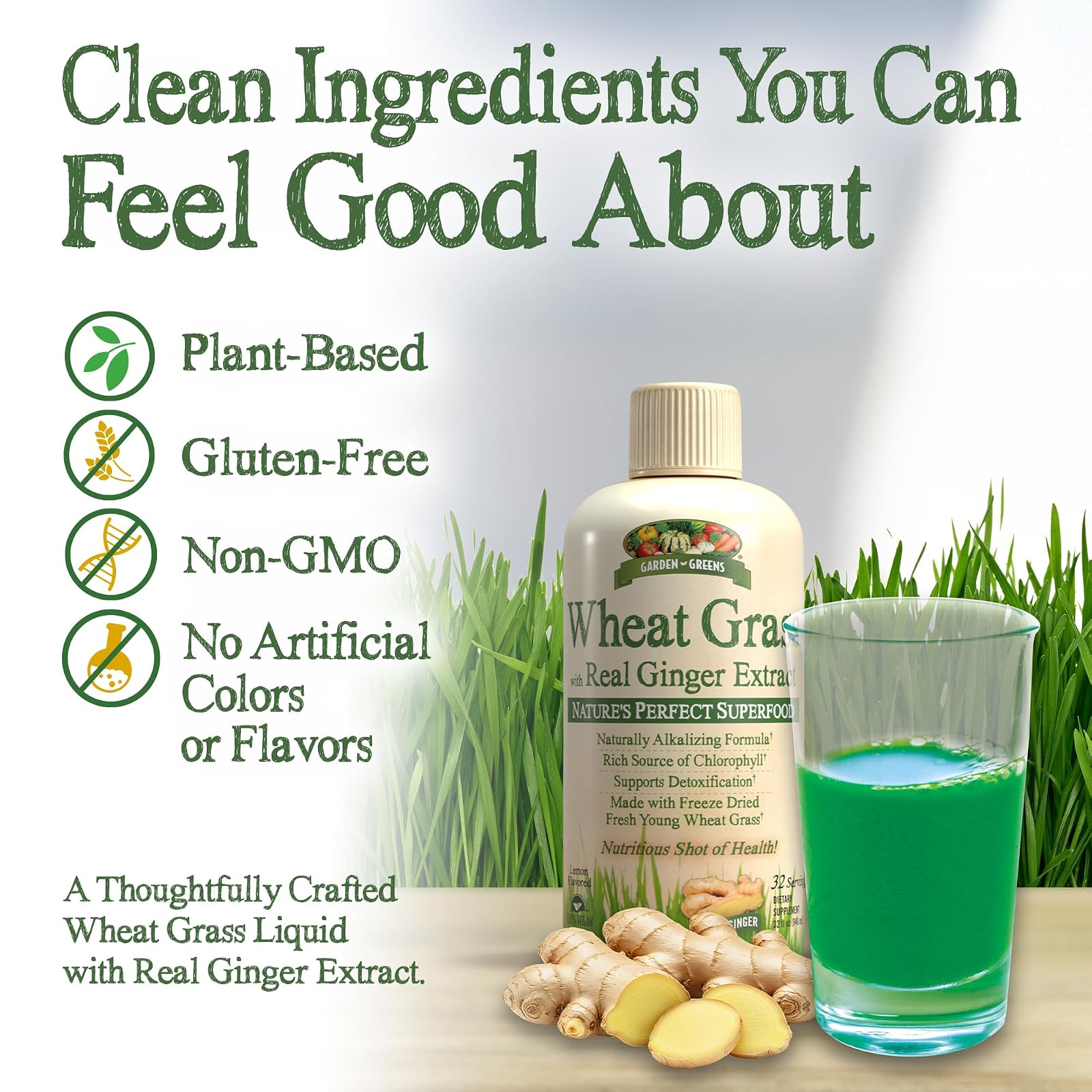 32 servings of wheatgrass goodness