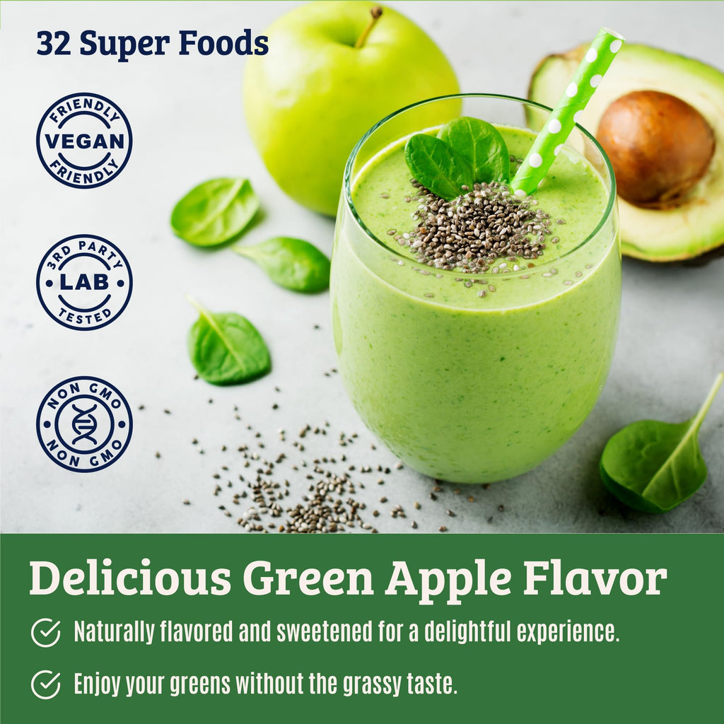 32 superfoods in green powder