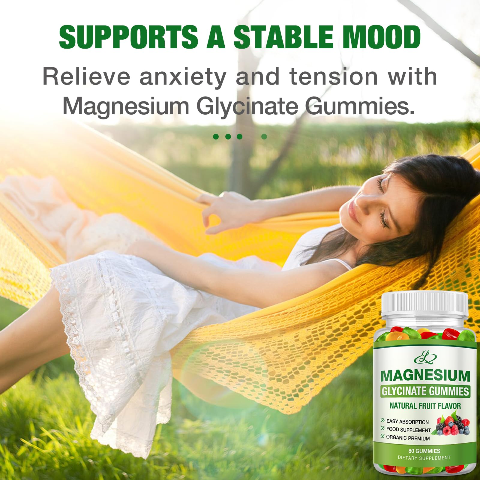 320 count magnesium gummies bottle