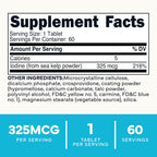 325 mcg iodine tablets for daily use