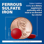 325 mg ferrous sulfate for energy