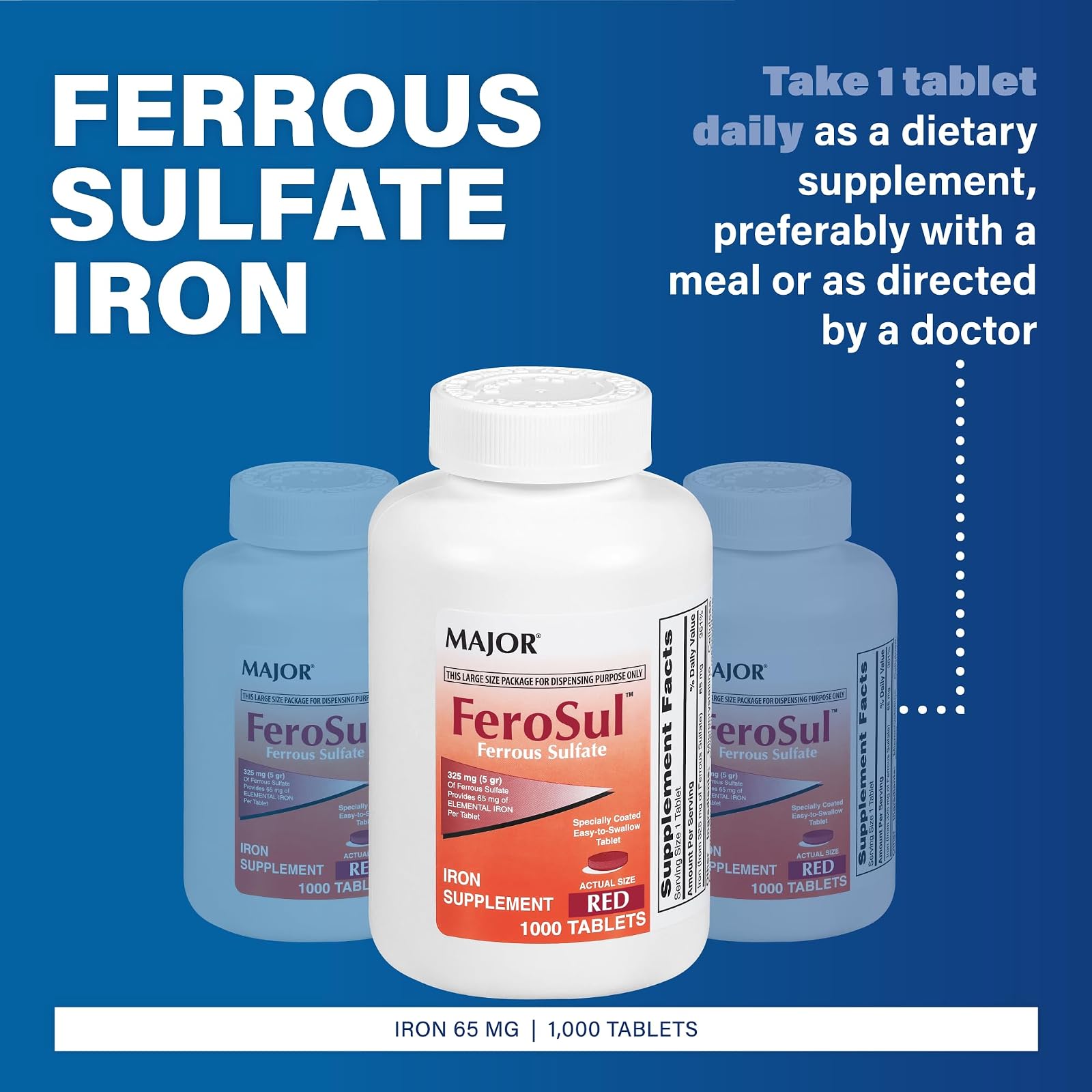 325 mg ferrous sulfate tablets