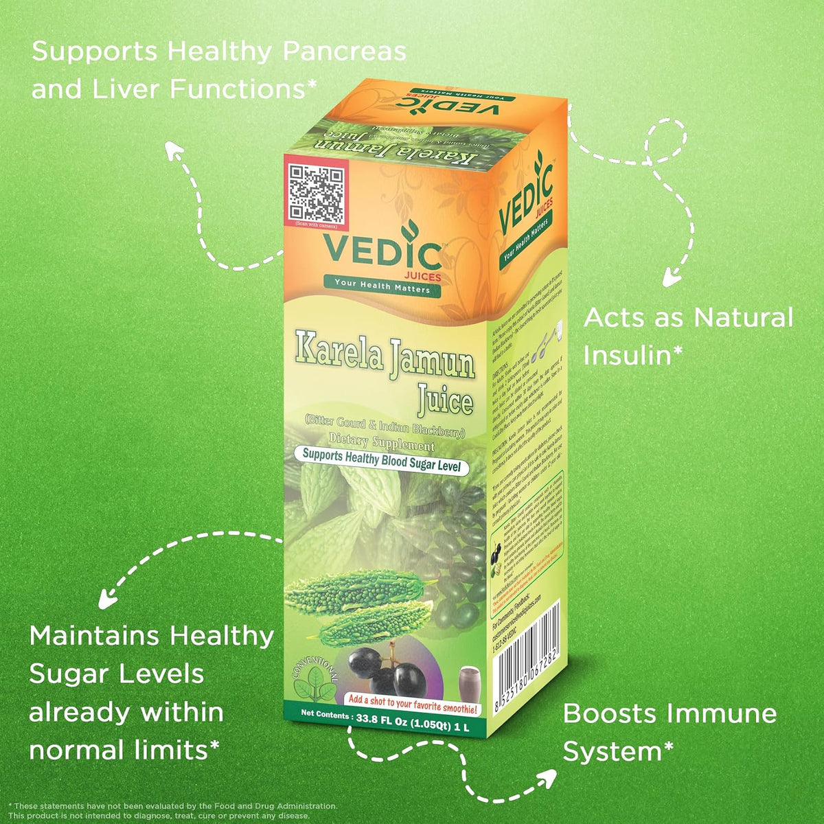 33.8 oz Karela Jamun juice