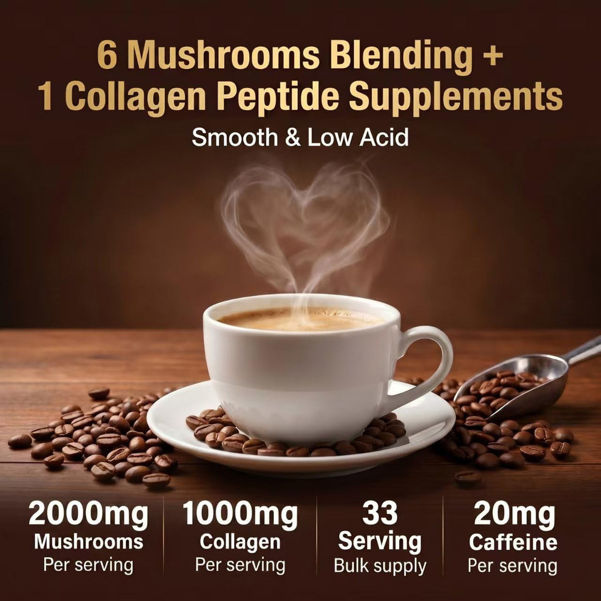 33 servings of healthy coffee