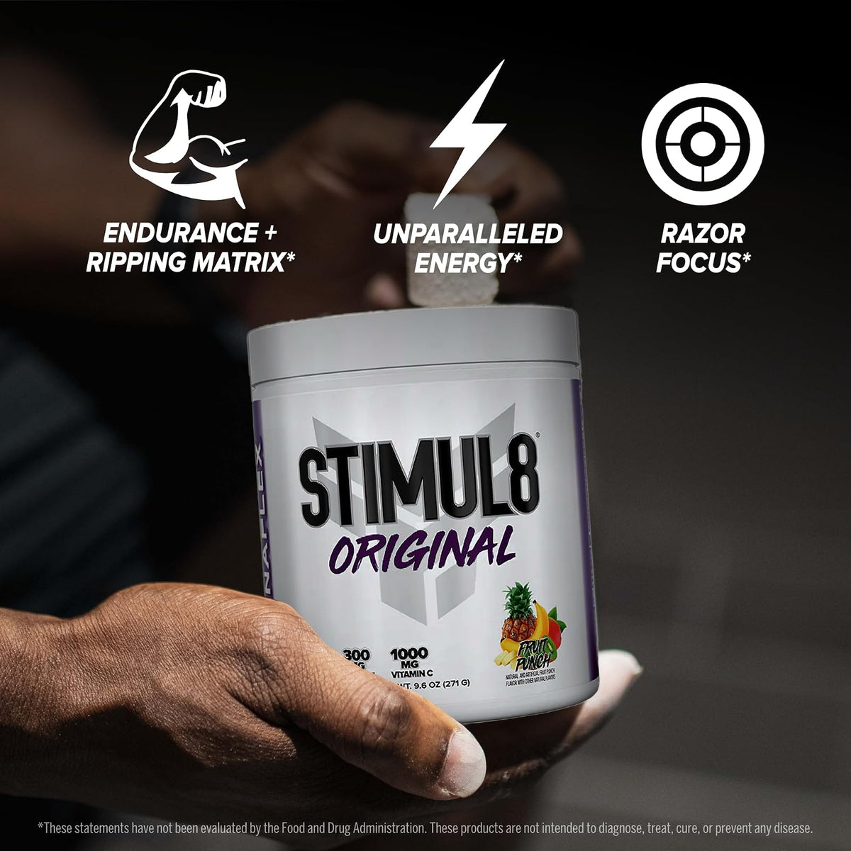 35 servings of pre-workout energy